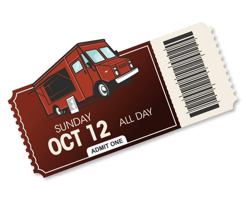 Sunday OCT 12th 2025 All Day Ticket – Food Trucks in the Fall